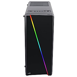 AeroCool Cylon RGB Mid Tower Computer Case with Seagate Barracuda 2TB Internal Hard Drive