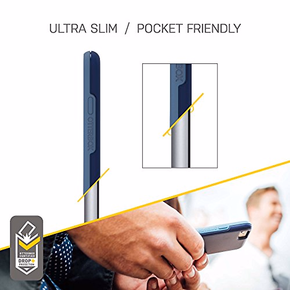 OTTERBOX SYMMETRY SERIES Case for iPhone 6/6s (4.7" Version) -Polycarbonate, Retail Packaging - BLACK