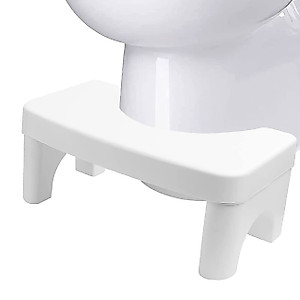 WDOPEN Toilet Stool,Detachable Toilet Potty Step Stool, Folding Squatting Potty Poop Stool, 7'' Height Safe Healthier Simple Design