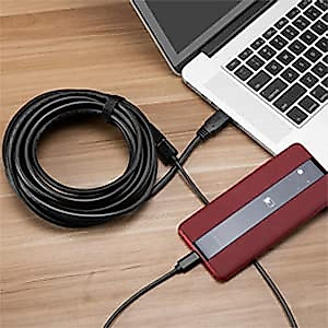 iMBAPrice USB 3.0 Extender - 15 Feet SuperSpeed USB 3.0 A Male to USB 3.0 A Female Extension Cable (Black)