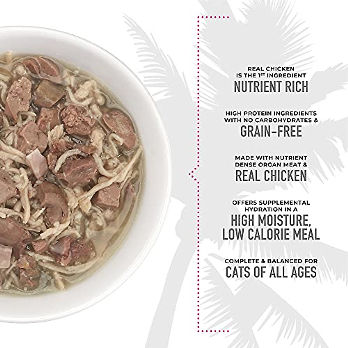 Tiki Cat After Dark, Variety Pack, High-Protein and 100% Non-GMO Ingredients, Wet Cat Food for Adult Cats, 2.8 oz. Cans (Pack of 12)