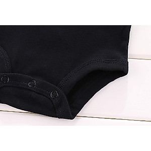 AMMENGBEI Baby Boys Girls Rompers Hand Picked for Earth by My Grandma Grandpa in Heaven Summer Bodysuit (0-3M, Grandpa Black)