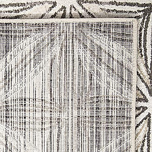 My Texas House Illussions Agave Natural Gray Indoor Area Rug, 7'10" x 10'10"