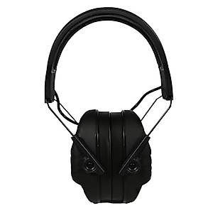 Walker's Rechargeable Lightweight Shooting Hunting Range Electronic Slim Low Profile Hearing Protection FireMax Earmuffs