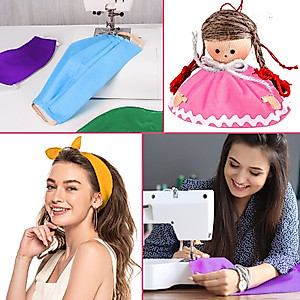 40 Pcs Solid Color Cotton Jelly Fabric Patchwork Roll Fabric, 2.55 Inch Roll Up Cotton Craft Patchwork Roll, Cotton Quilting Fabric Bundle for Quilting and Sewing DIY Crafts (Solid Style)