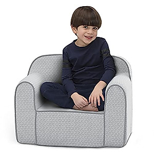iComfort Memory Foam Chair for Kids for Ages 18 Months and Up, Grey