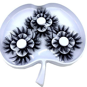 HBZGTLAD 9 pairs Natural Long False Eyelashes 25mm 5d Mink Eyelashes Thick Full Strip Lashes Luxury Makeup Dramatic Lashes 3D Mink Lashes (KD-111)