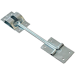zqgsm 2 Set T Style Galvanized Iron Entry Door Catch Latch Holder RV Camper Trailer Cargo 6 inch