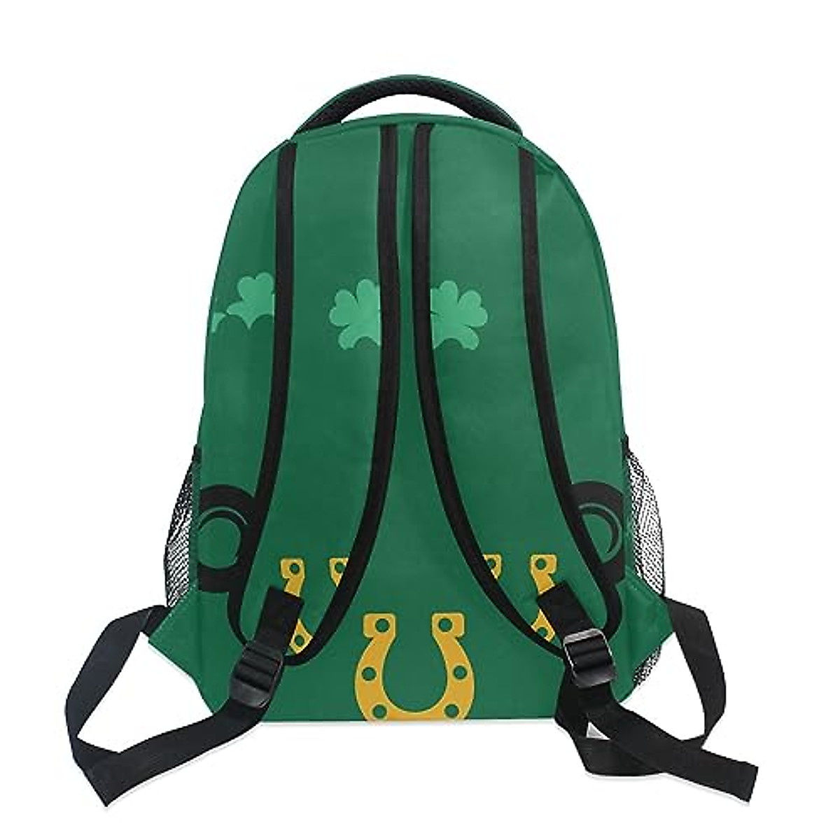 ODAWA Luck Truck Shamrocks St Patricks School Bookbag Big Backpacks for High School Travel Laptop Backpack