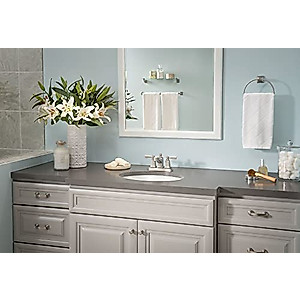 Moen DN8324BN Retreat Collection 24-Inch Bathroom Single-Towel Bar, Brushed Nickel