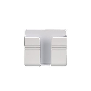 ICOBES Mobile Phone Stand Mobile Phone Charging Stand Bedside Hanging Holder Multifunction Wall Paste Mounted Bracket Remote Control Mounted Storage Box (Color : White)