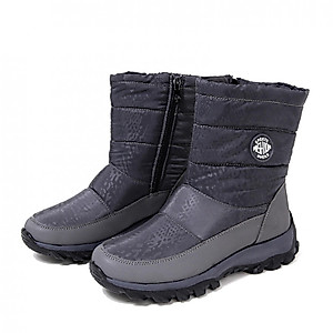 Padaleks Womens Snow Boots Waterproof Non Slip Platform Shoes Comfort Outdoor Fur Lined Winter Warm Ankle Booties