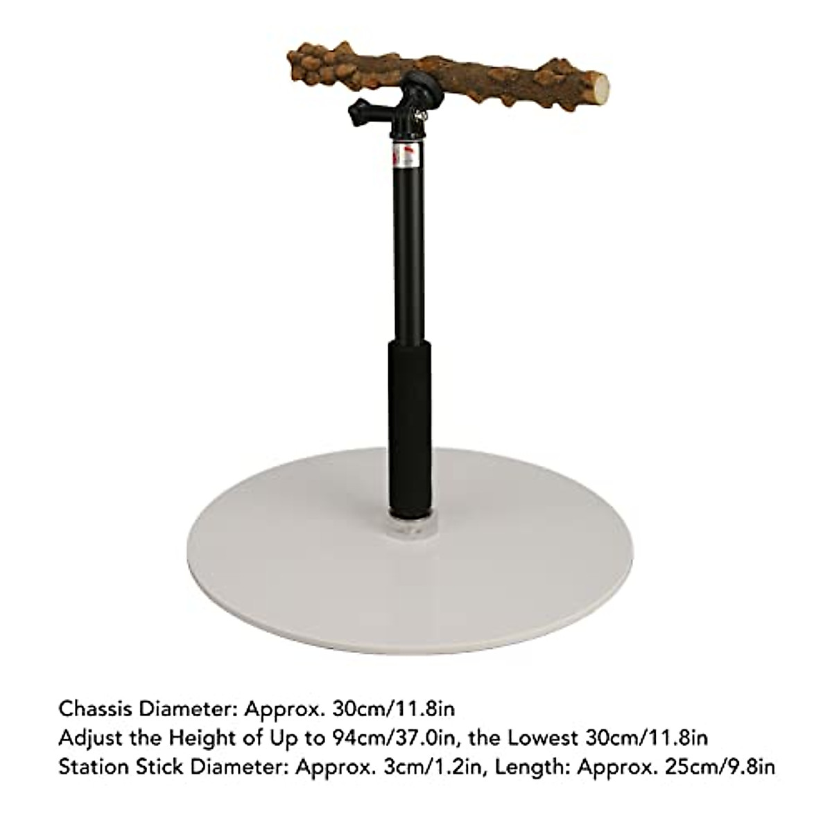 ASHATA Play Stand, Bird Perch, Portable Detachable Play Stand for Indoor Outdoor Traveling Birds to Stand, Climb or Play