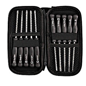 11pcs Carburetor Adjustment Tool + Carrying Case + Cleaning Brush for Common 2 Cycle Carburator Engine - Carburetor Adjustment Tool Set Carburetor Tune up Adjusting Tool
