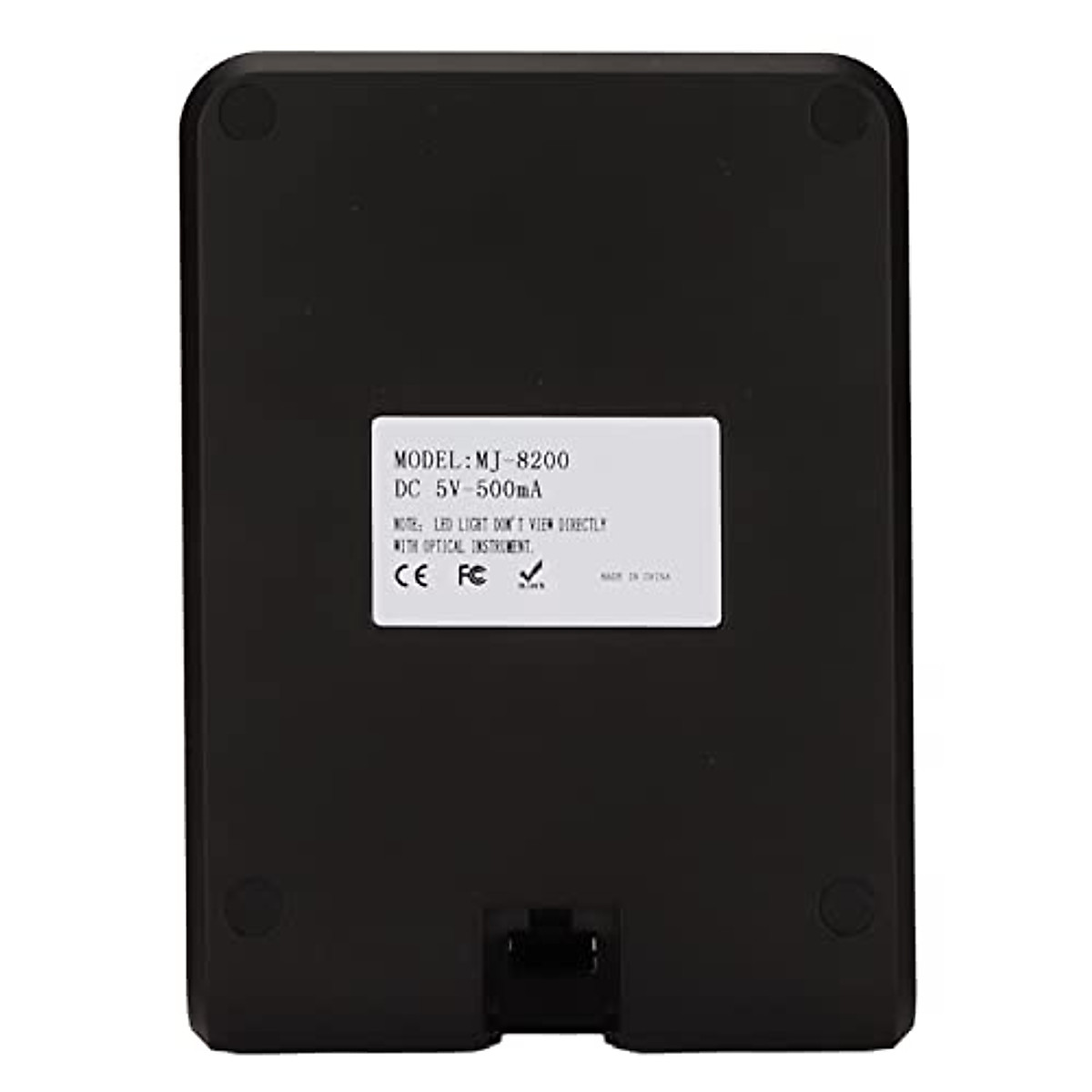 MJ 8200 QR Code Scanner, Omnidirectional Desktop Automatic 1d Barcode Reader with Large Scanning Window, for Pdf417 on Id Cards, Driver's Licenses, Passports, for Supermarkets Libraries Retail Stores