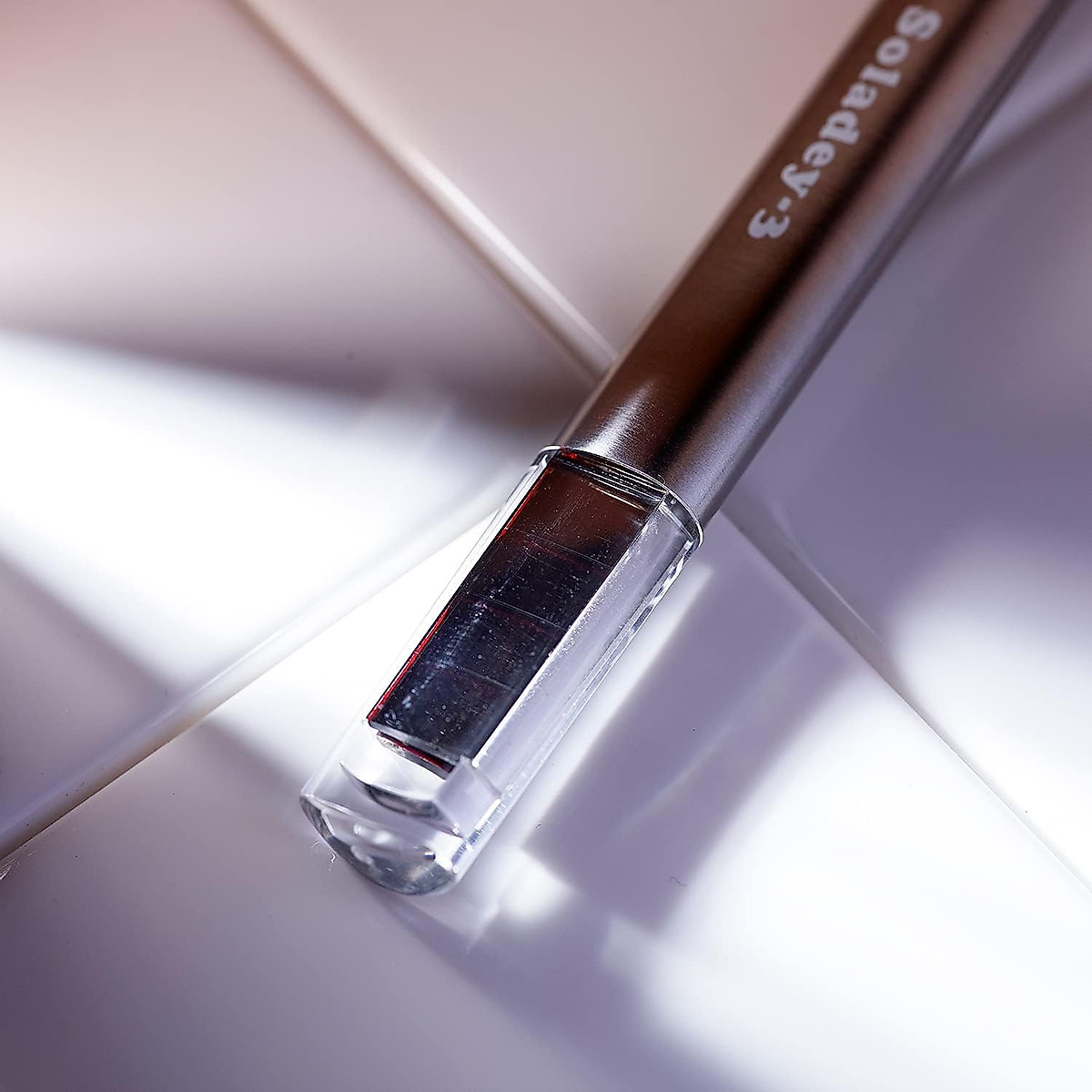 SOLADEY 3 Ionic Toothbrush, Solar Panels and TiO2 Semiconductor ( Medium Blue ),Ready to use Soladey Ionic Toothbrush