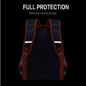 RFYBEW Cartoon 3D Comic Backpack Waterproof Student Schoolbag Lightweight Large Capacity Casual Bookbags Daypack For Teens