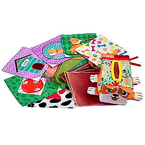 Colaxi Baby Tissue High Contrast Crinkle for Boys and Girls Toddlers Kids