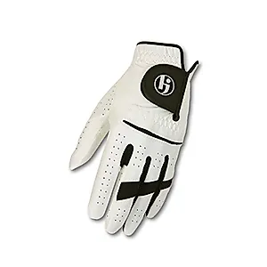 HJ Glove Men's Gripper II Golf Glove, SNOW WHITE, LARGE