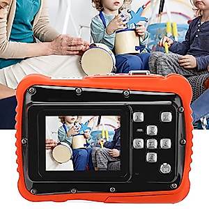 Yoidesu Kids Camera, 2 Inch Waterproof Children Camera for XP, 7, 8, 10, Vista; for OSX 10.3 for Boys&Girls Children Toddler(Black)