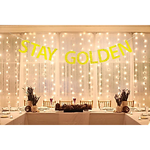 Golden Girls Party Decorations Stay Golden Banner, Golden Girls Theme Birthday Baby Shower Bridal Shower Party Decorations
