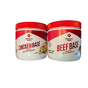 Member’s Mark Chicken Base and Beef Base Variety Combo Pack, 2 Pack, 16 Ounce Paste