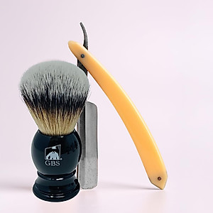 G.B.S Vegan Synthetic Shaving Brush, Black