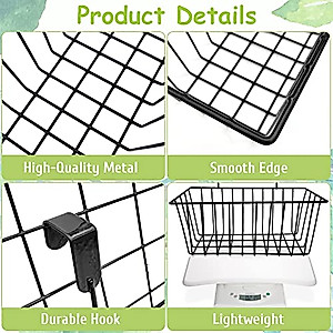 BNOSDM 2 Pack Rabbit Hay Feeder Bunny Hay Holder for Cage Hanging Guinea Pig Hay Rack Mental for Rabbits Bunnies Guinea Pig Chinchilla