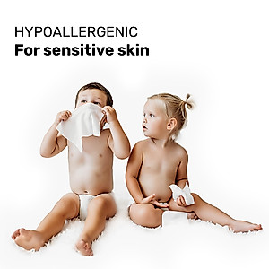 Parasol Clean+Pure Natural Baby Wipes 99% RO, pH Balanced, Hypoallergenic Formula Baby Wipes Plant-Based Alcohol Free Baby Wipes, Perfect for Sensitive Skin 60 Wipes Per Pack, Pack of 10