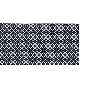 DII Lattice Tabletop Collection, Table Runner, 14x72, Nautical Blue