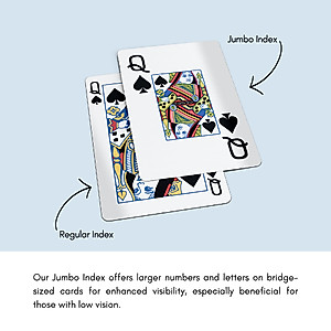 Baron Barclay ACBL (American Contract Bridge League) Playing Cards - Jumbo Print - 1 Dozen Decks - Bridge Sized - Plastic Coated