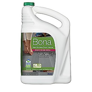 Bona Multi-Surface Floor Premium Spray Mop & Hardwood Floor Cleaner Refill - 128 fl oz & Multi-Surface Floor Cleaner Refill - 128 fl oz - Residue-Free Floor Cleaning Solution