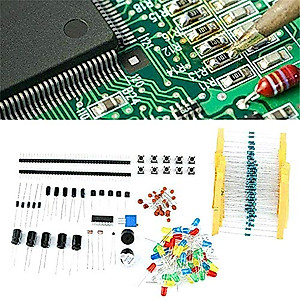 Molence DIY Electronics Components Kit Assortment, Resistors 1818PCS, LED, Triode, Capacitors, Diodes, PCB, Potentiometer, Variable Resistance, Stabilivolt for Arduino UNO MEGA2560 Raspberry Pi MCU