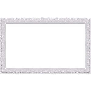 Deco TV Frames -Tuscan Gloss White Compatible ONLY with Samsung The Frame TV (3", Color Chip)