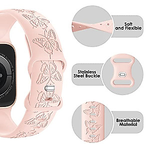 Aopigavi Engraved Designer Sport Bands Compatible with Apple Watch Bands 42mm 44mm 38mm 41mm 40mm 45mm 49mm, Soft Waterproof Silicone Strap Wristband for iwatch Ultra/SE Series 8/7/6/5/4/3/2/1