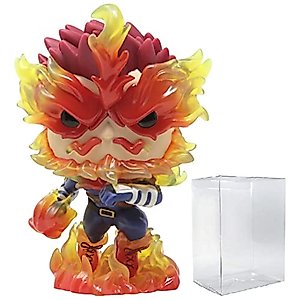 POP My Hero Acadamia - Endeavor Funko Vinyl Figure (Bundled with Compatible Box Protector Case), Multicolor, 3.75 inches