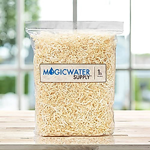 MagicWater Supply Crinkle Cut Paper Shred Filler (1 LB) for Gift Wrapping & Basket Filling - Light Ivory
