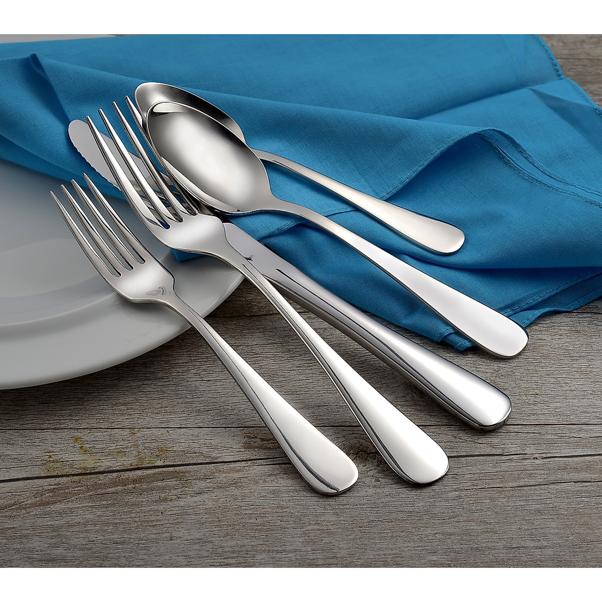 Liberty Tabletop Annapolis 20 Piece Flatware Set service for 4 stainless steel 18/10 Made in USA