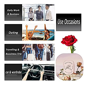 Grospe 3PCS Solid Balm Sets Solid Perfume Portable Pocket Balm Perfume Perfect for Travel Use Natural Fragrance Parfum for Men and Women