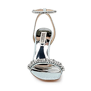 Badgley Mischka Women's TASMINE Heeled Sandal, Soft Blue, 9