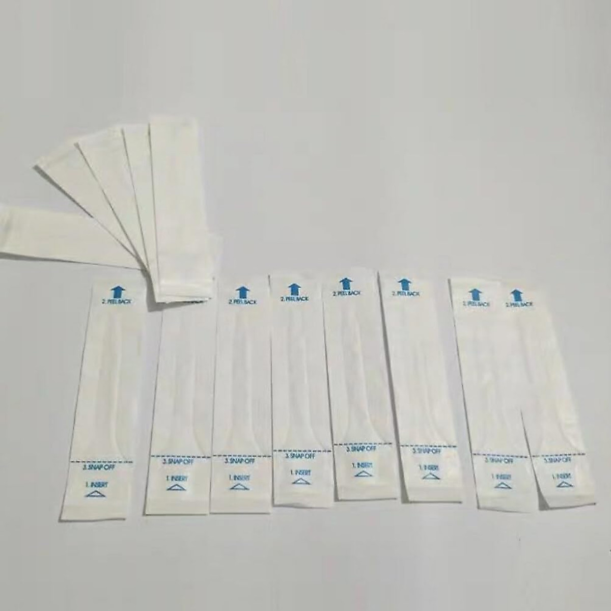 TOPPERFUN 100pcs Digital Covers Paper Disposable Probe Covers Sleeves Pet Dog Sanitary Covers Tip Covers for Oral Rectal Armpit Protective Covers