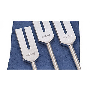 Angel Tuning Forks for Healing, 4160 hz, 4225 hz & 4096 hz (aka Crystal Tuner), Connect with Higher Energies and Frequencies, Made in the USA