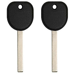2x New Replacement Keyless Transponder Ignition Key Compatible With & Fits For Chevy GMC B119-PT B116-PT