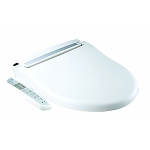Daiwa Felicity USJ-808L Wash Mate Deluxe Bidet Toilet Seat, Twin Cleansing Wands, White