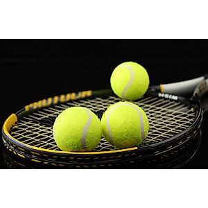 RMAMSCOV 12 Pack Advanced Pressure Training Tennis Balls Practice Tennis Ball with Mesh Carry Bag for Easy Transport,Pet Tennis Balls Training Exercise Tennis Balls for Beginner (Green)