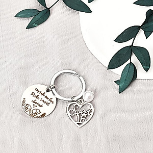 YangQian 16th Birthday Gifts for Girls New Driver Keychain for Girls 16 Year Old Girl Gifts for 16 Girl Daughter New Driver Stay Safe Have Fun Make Smart Choices Engraved Keychain