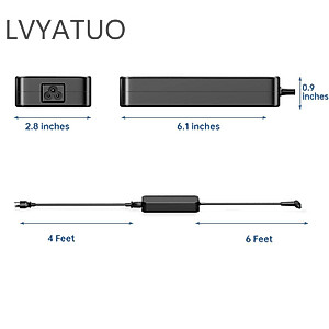 120W AC Adapter Compatible Asus Laptop Charge A15-120P1A PA-1121-28 ROG GL551J GL552VW GL553V GL752VW GL753VE N550JK N550JX ZX53VW FX53VD G56JK N56JR VivoBook Q550L X550 X750J X750JA Laptop