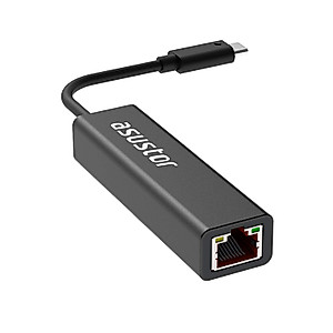 Asustor | AS-U2.5G2 | USB3.2 Gen 2 Type-C to 2.5GBase-T (RJ-45 2.5 Gigabit LAN) Adapter | for MacBook, Chromebook, Windows 10 or 8.1, and Mac OS…