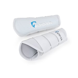 Shires Equestrian ARMA Neoprene Brushing Boots (Cob, White)