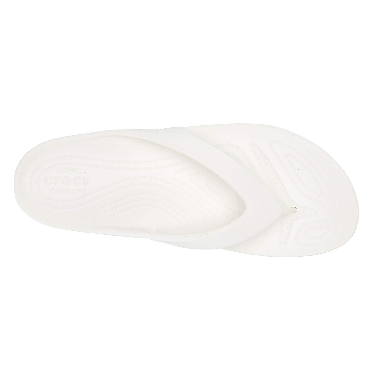 Crocs womens Kadee Ii Flip Flop, White, 9 US